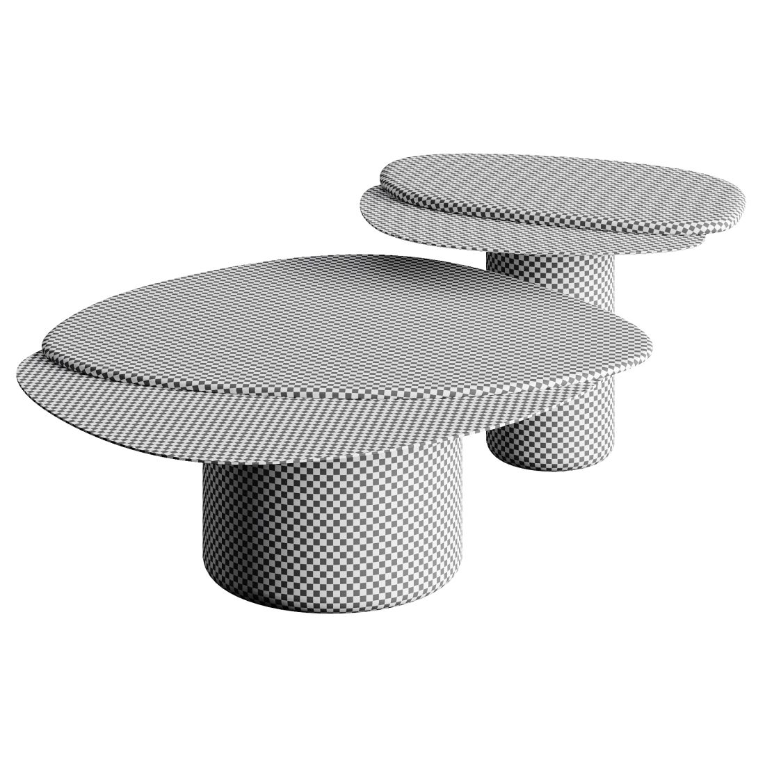 Natuzzi Italia Splash Coffee Table - 3D Model for VRay, Corona