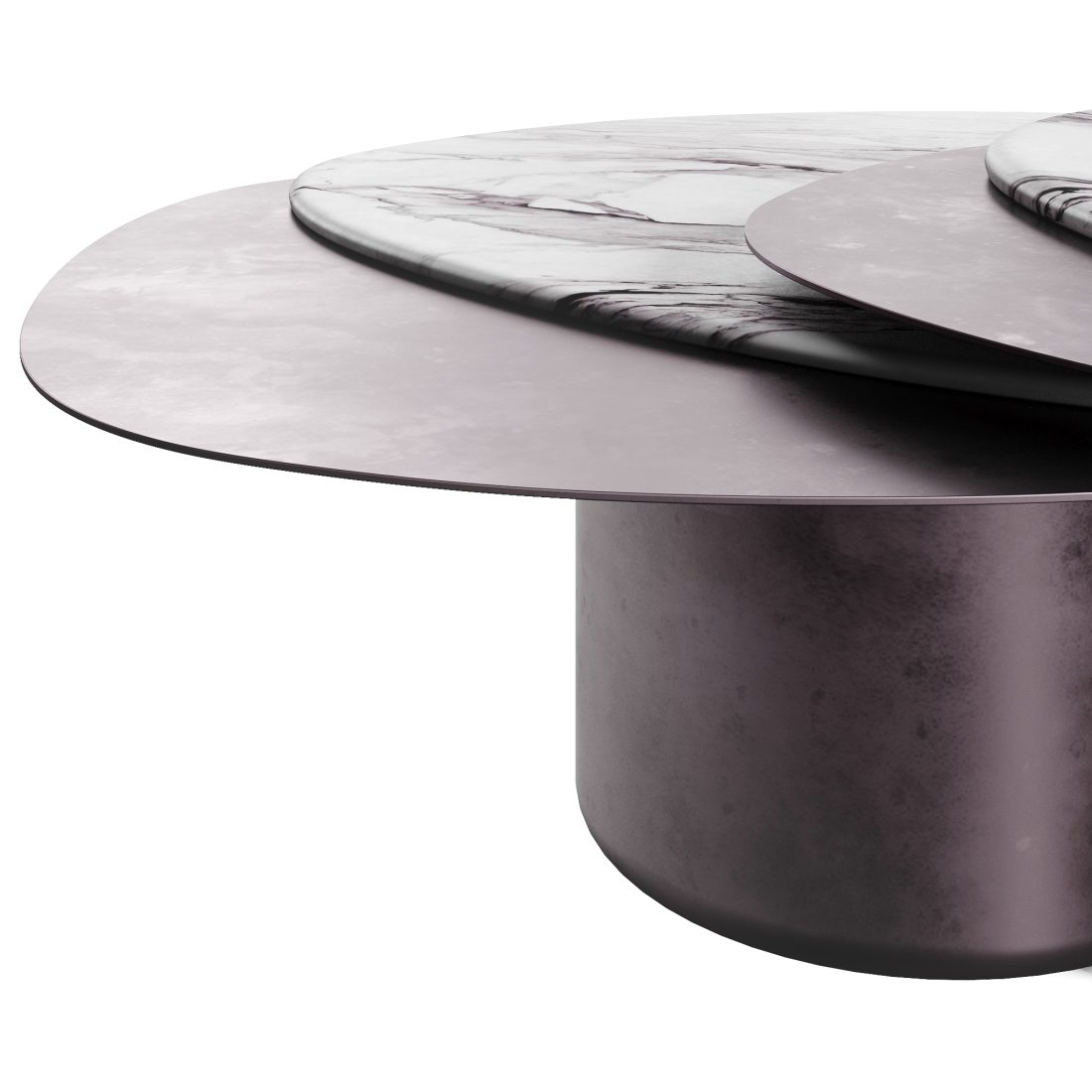 Natuzzi Italia Splash Coffee Table - 3D Model for VRay, Corona