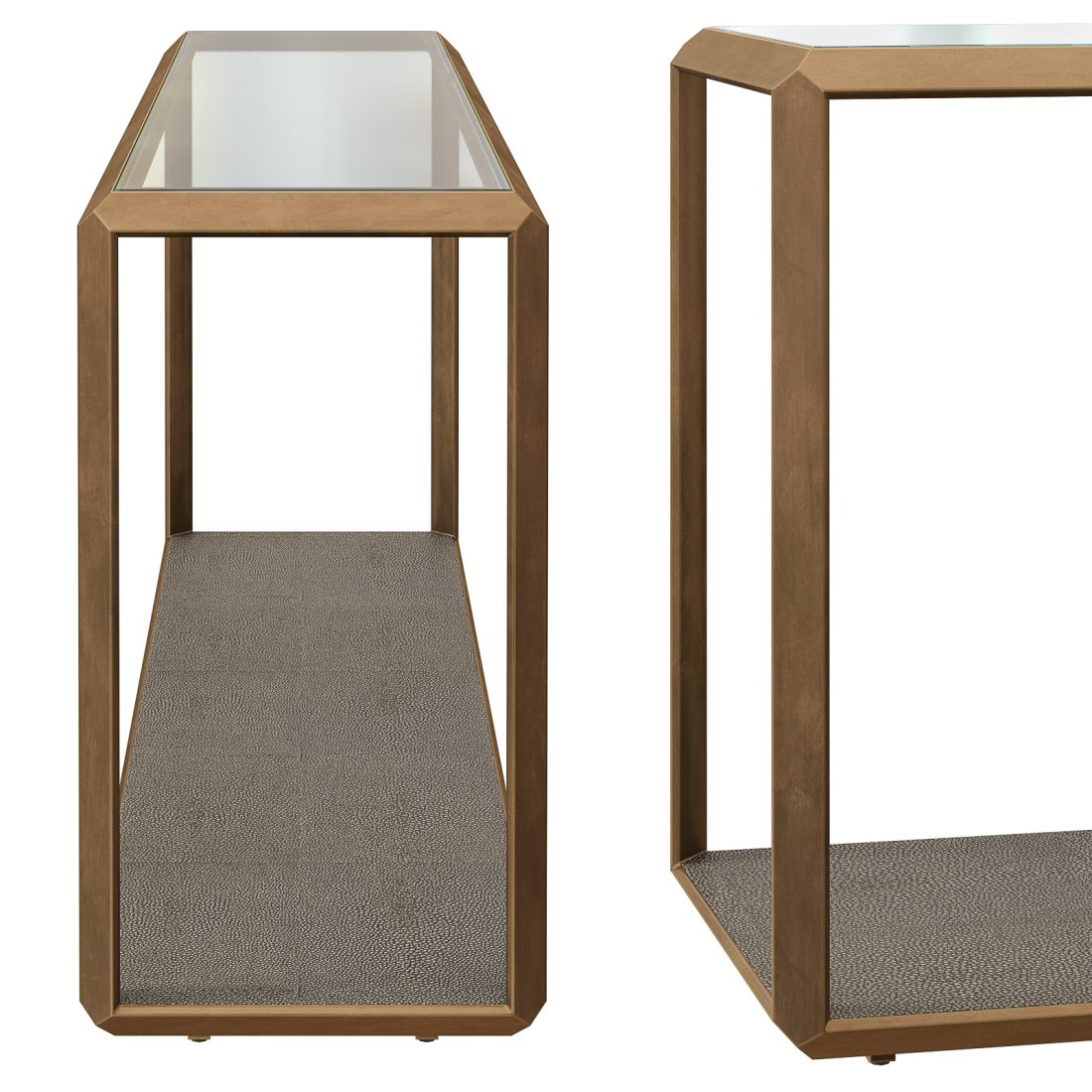 Coco Republic Max Glass Console - 3D Model for VRay, Corona
