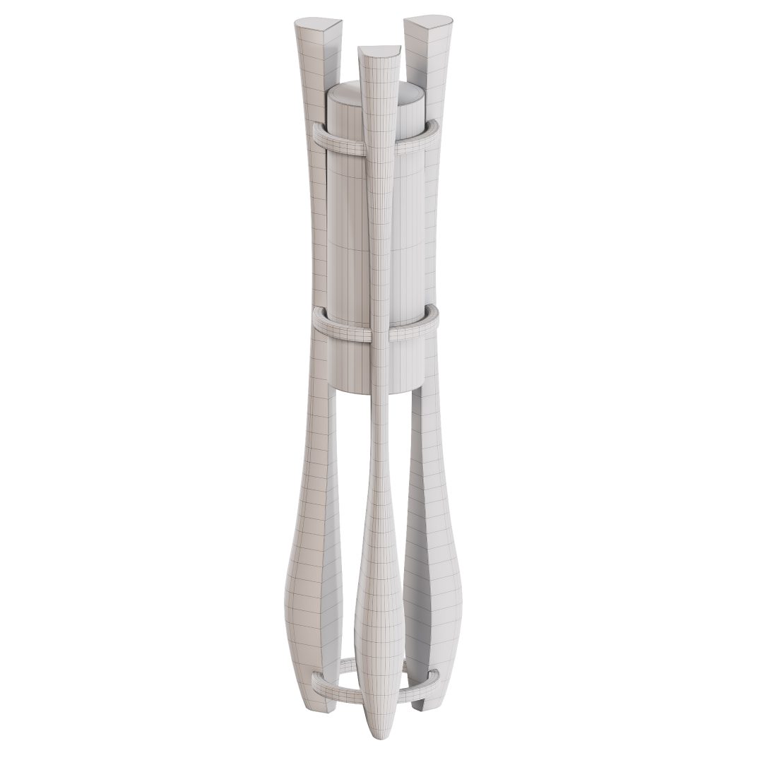 Floor Lamp Chronos - 3D Model for Corona