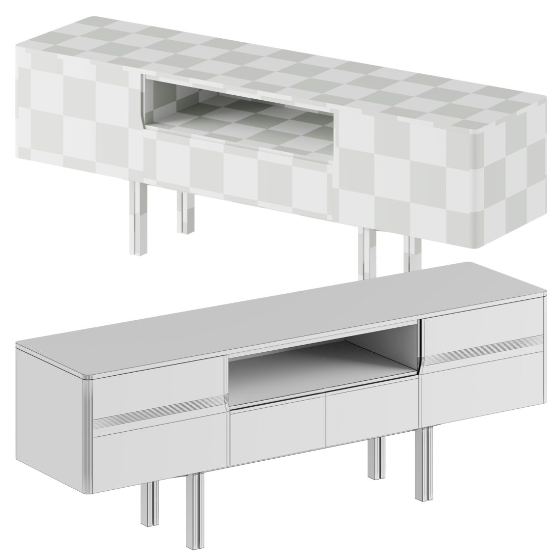 Panama Media Unit - 3D Model for Corona