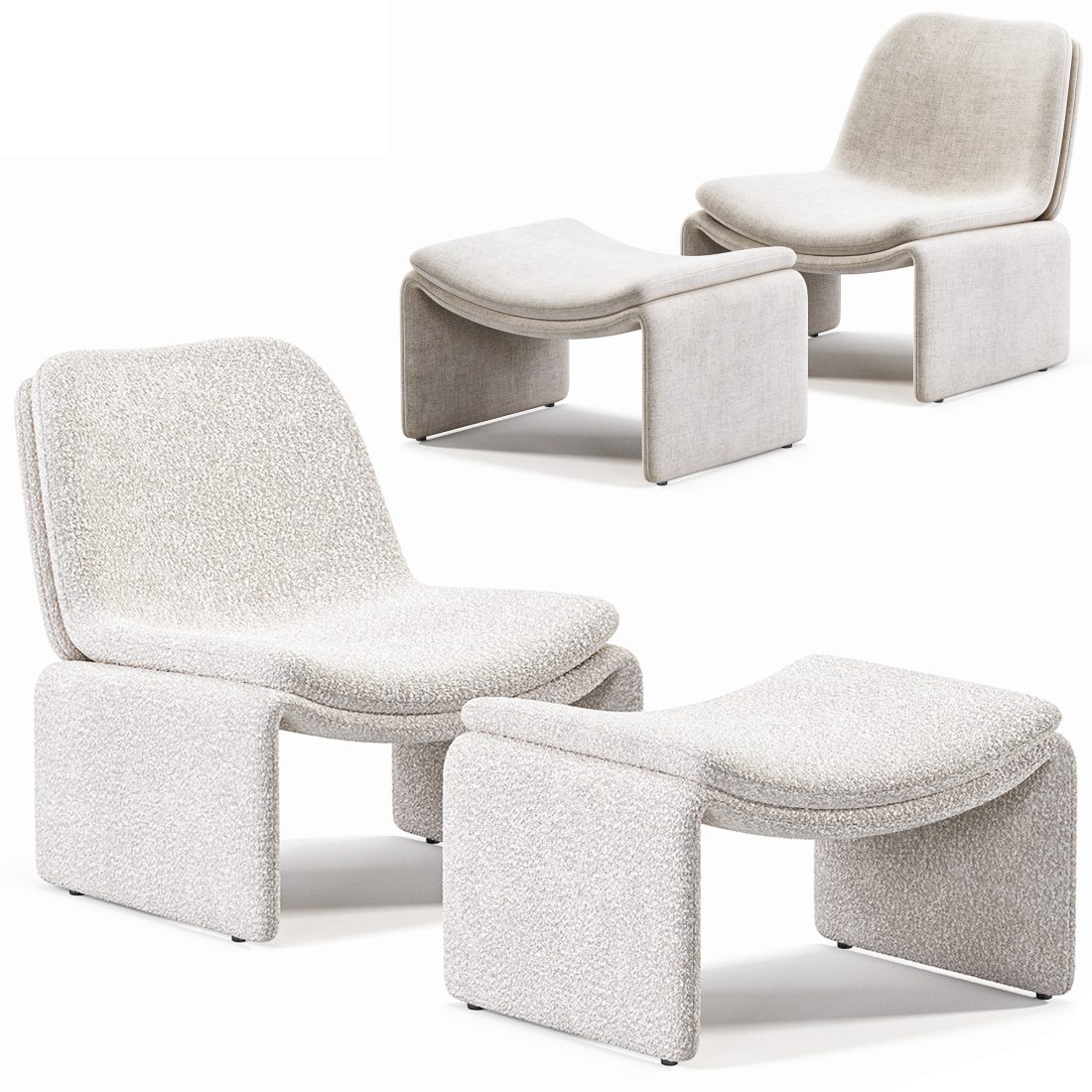 Mara Hoffman Chair - 3D Model for Corona