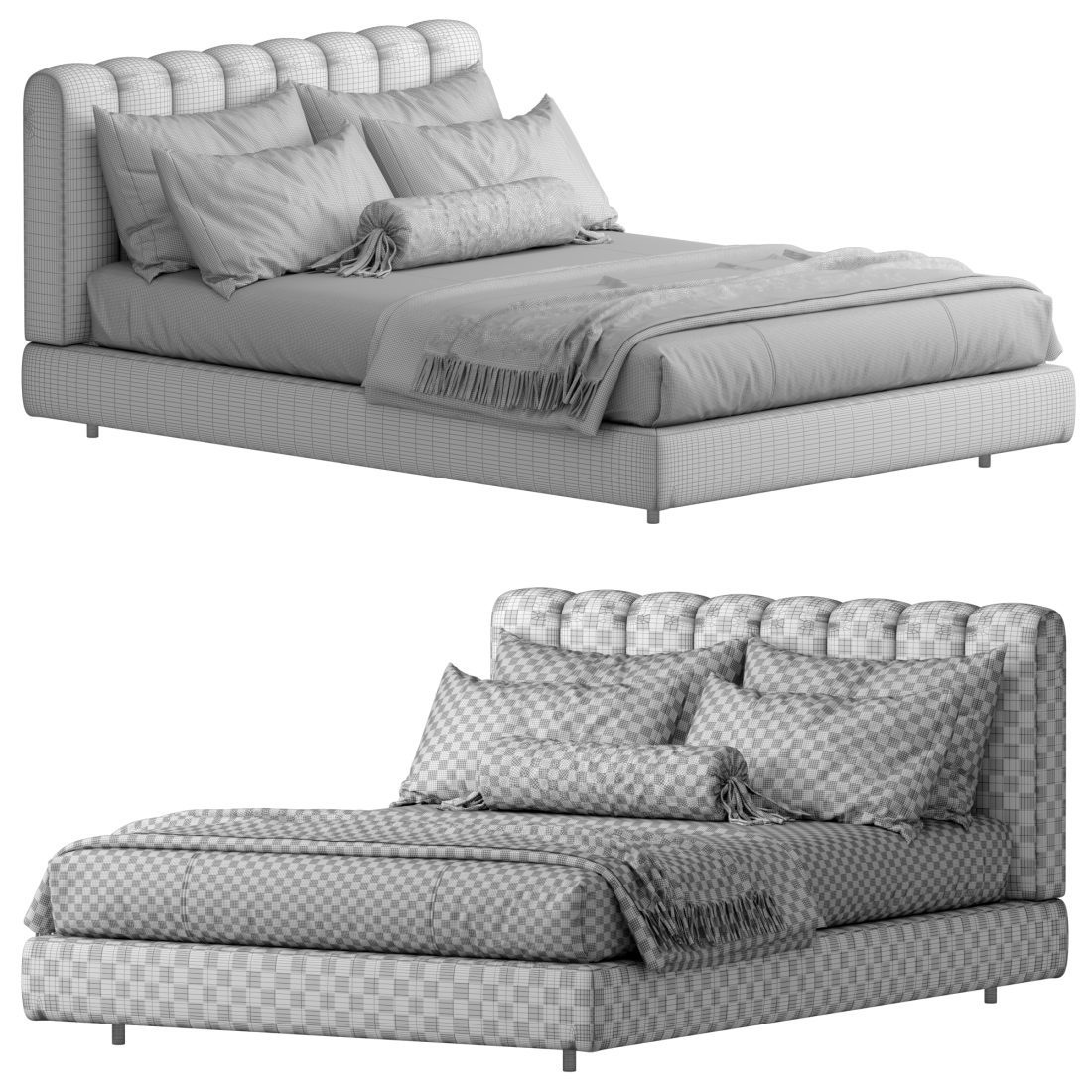 Eq3 Stage Bed 3D Model for VRay | CGMood
