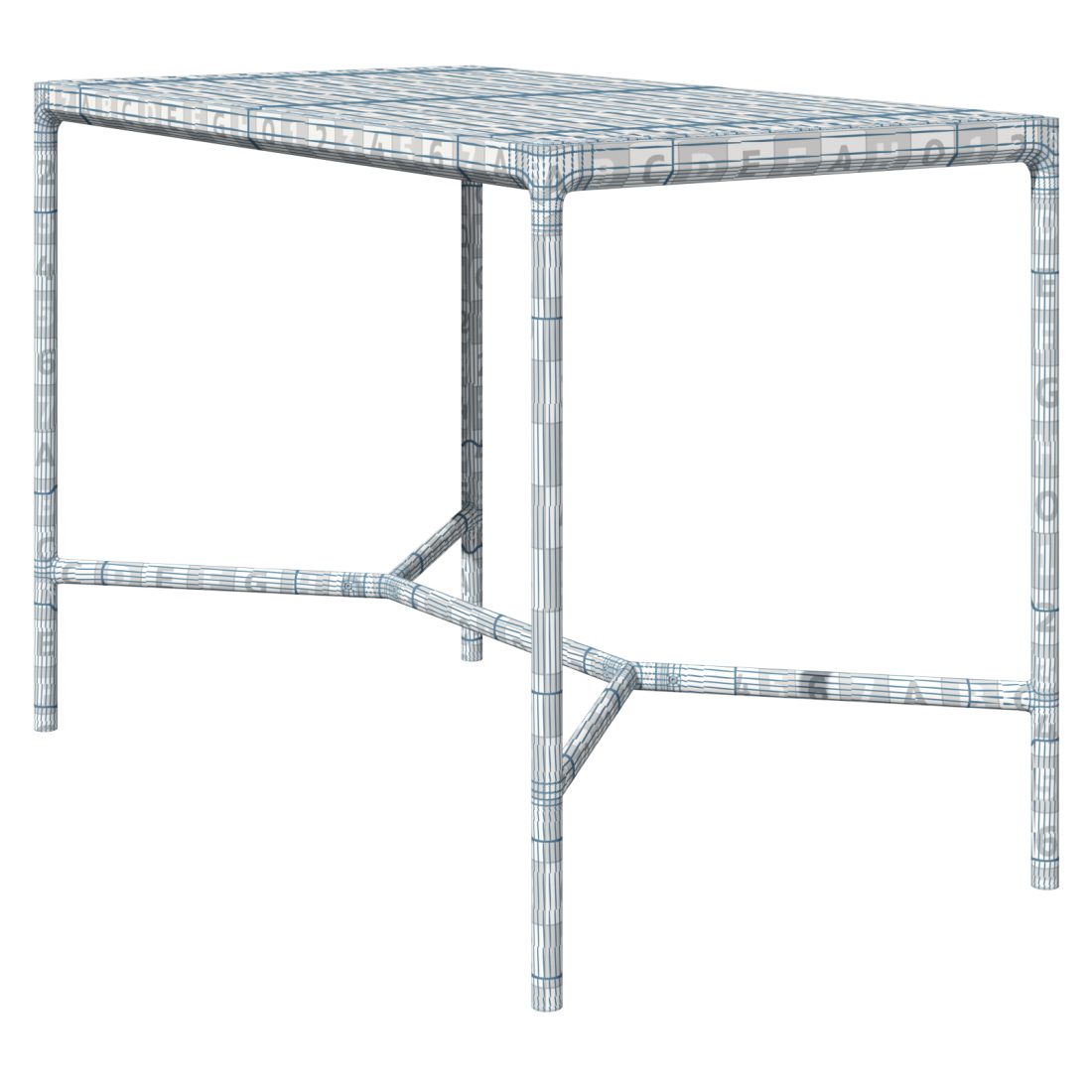 Houe Henrik Pedersen Four Outdoor Bar Table 3D Model for VRay, Corona ...