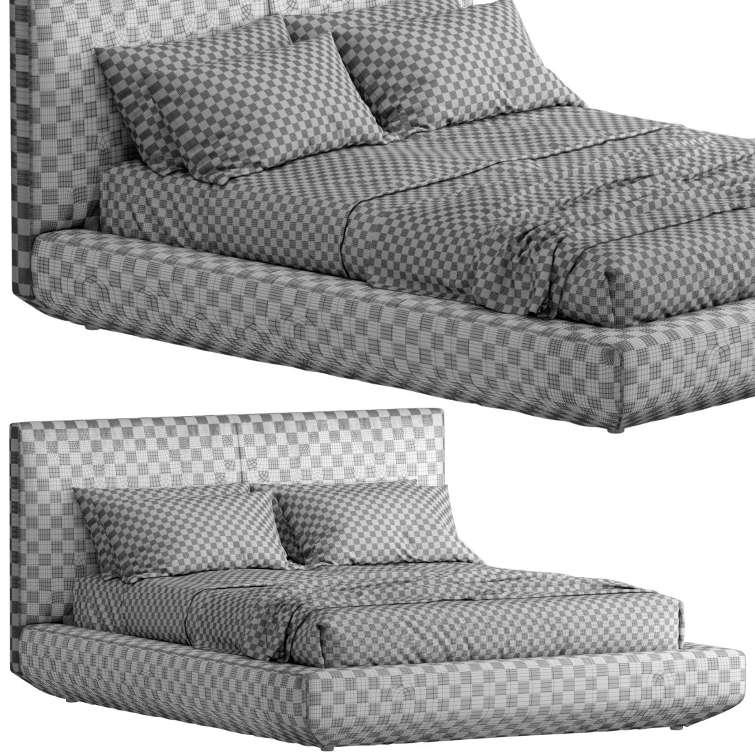 Lema Lullaby Bed 3D Model for VRay, Corona | CGMood