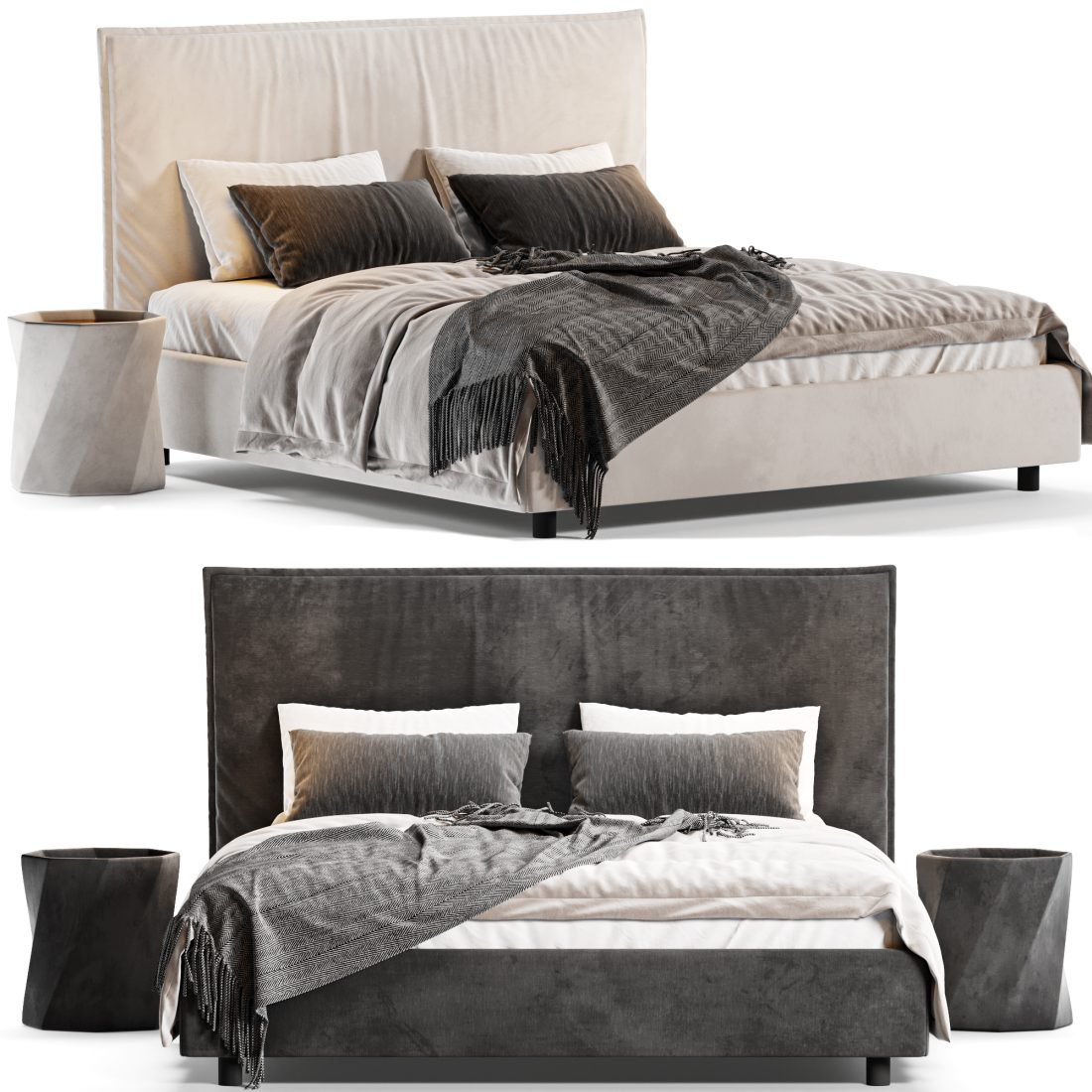 Fiji Bed By Ivano Redaelli - 3D Model for Corona