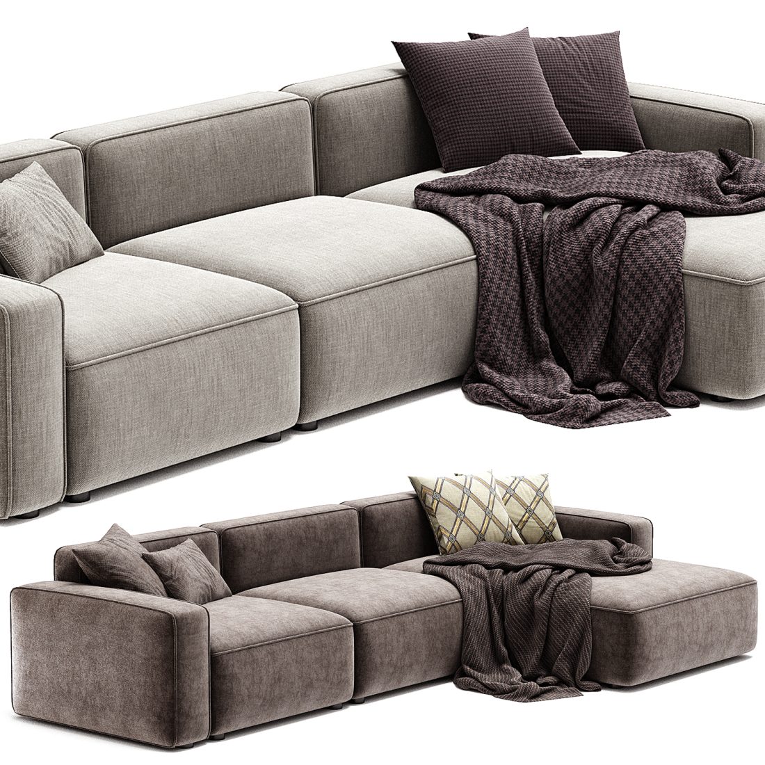 Normann Copenhagen Rope Sofa - 3D Model for Corona