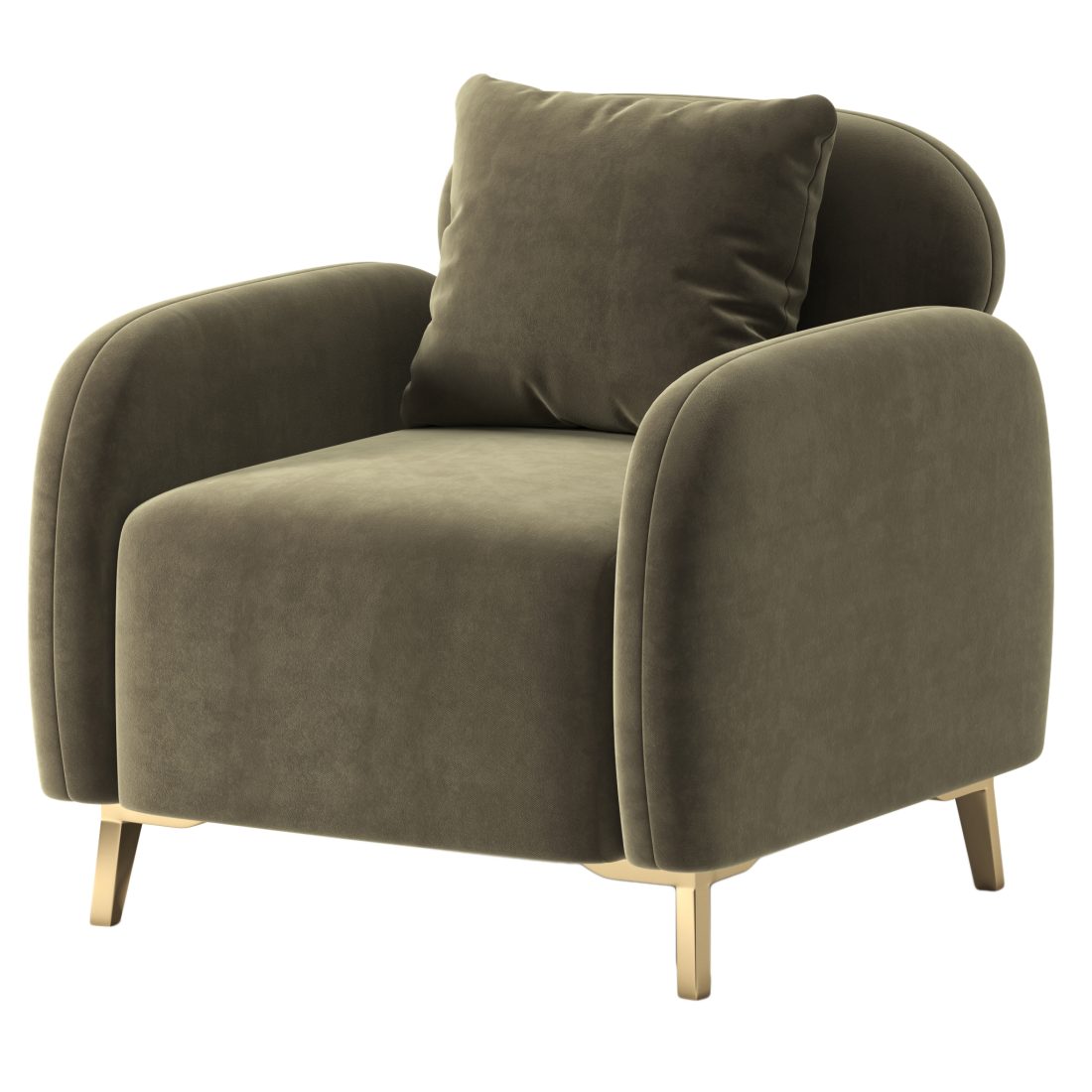 Schiller Armchair 3D Model for VRay, Corona | CGMood