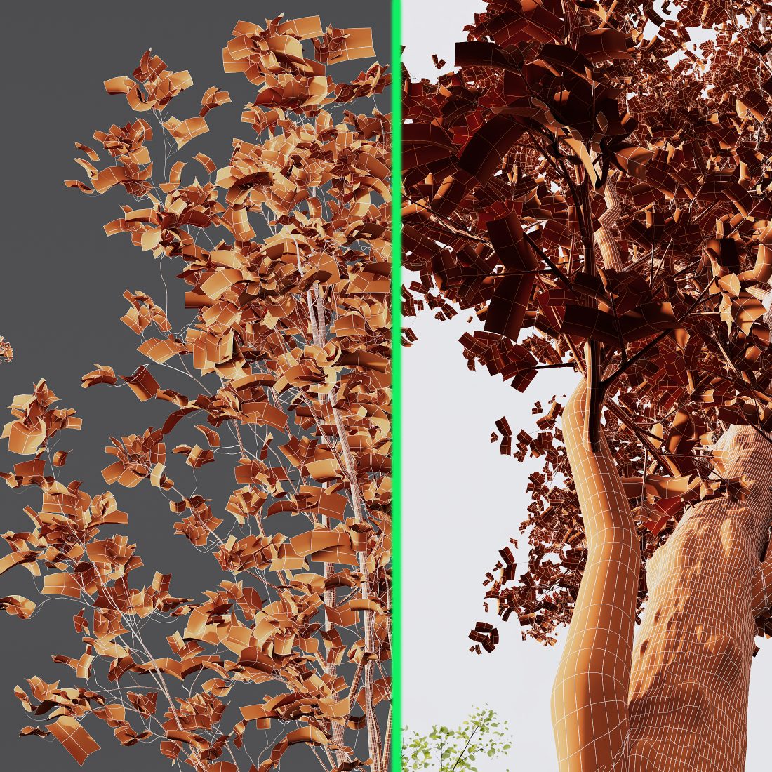 Spring Trees 03 3D Model for VRay, Corona | CGMood
