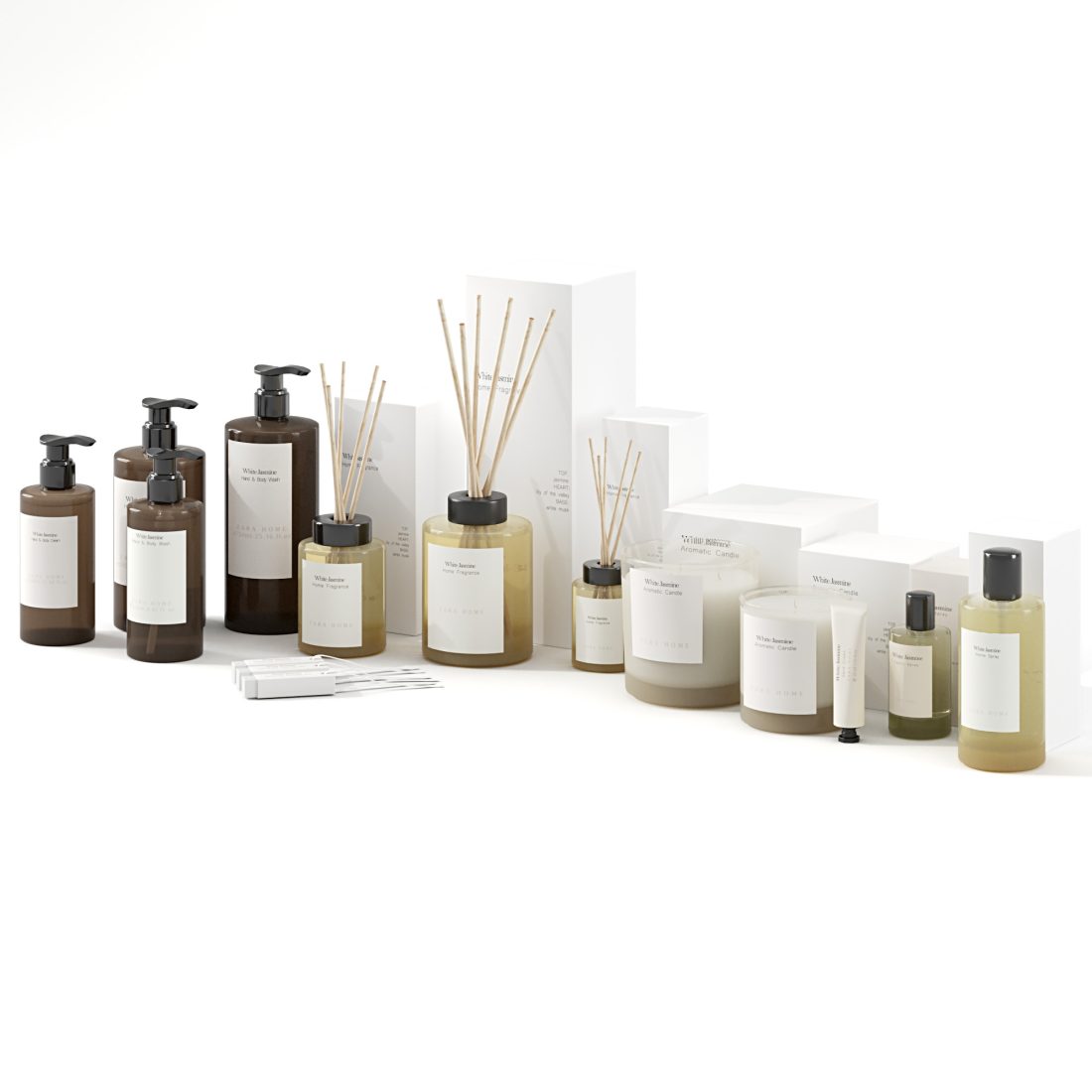 Spray And Soaps Set 01 Zara Home 3D Model for VRay, Corona | CGMood