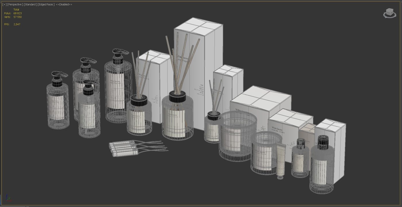 Spray And Soaps Set 01 Zara Home 3D Model for VRay, Corona | CGMood