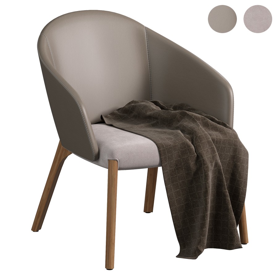 Bellevue Chair - 3D Model for Corona
