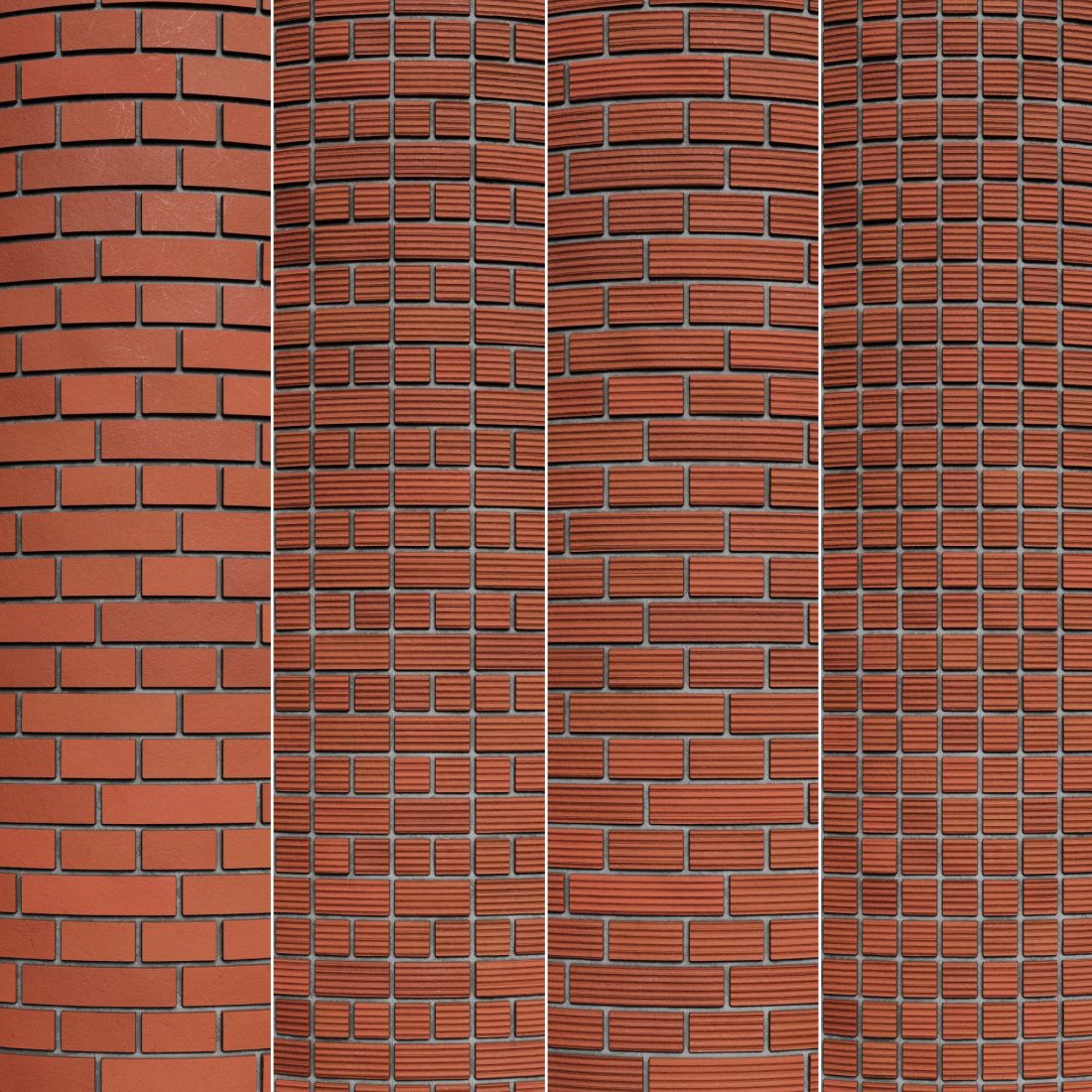 Brick Wall 002 - 3D Model for VRay, Corona