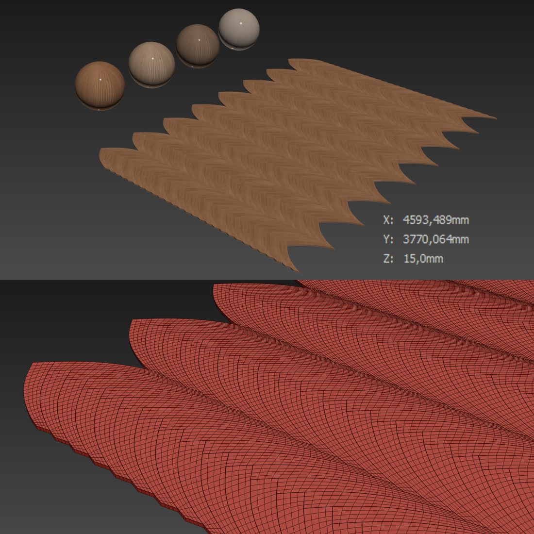 Chevron Venus By Carresol Editions - 3D Model for VRay