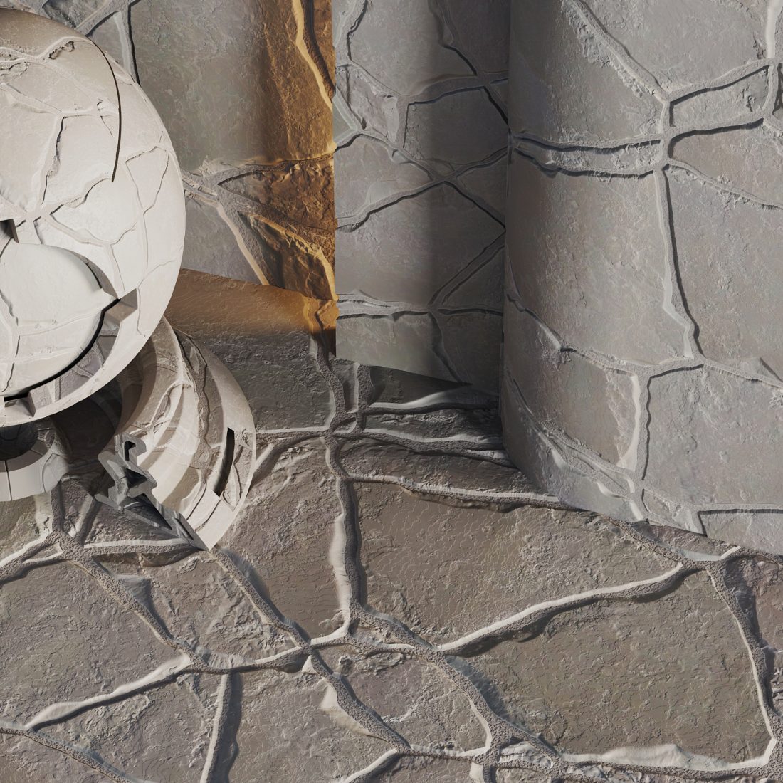 10 Slate Floor Stone | PBR | 4K | PNG | Seamless - 3D Model for VRay ...