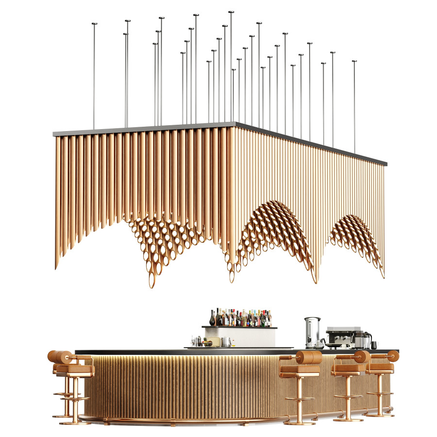 Bar 27 Hotel Bar 3D Model for VRay, Corona | CGMood