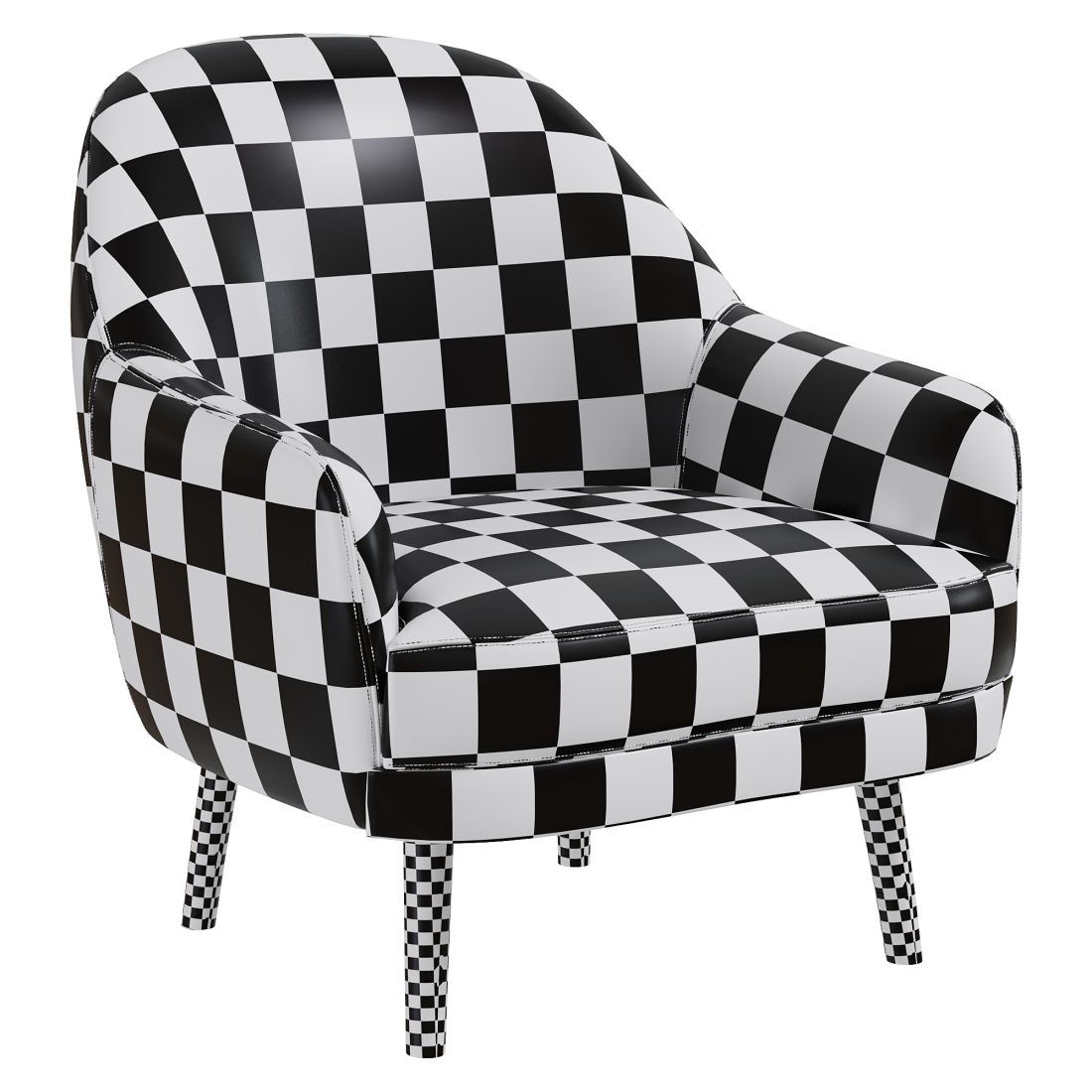 Cosy Armchair By Laskasas - 3D Model for Corona
