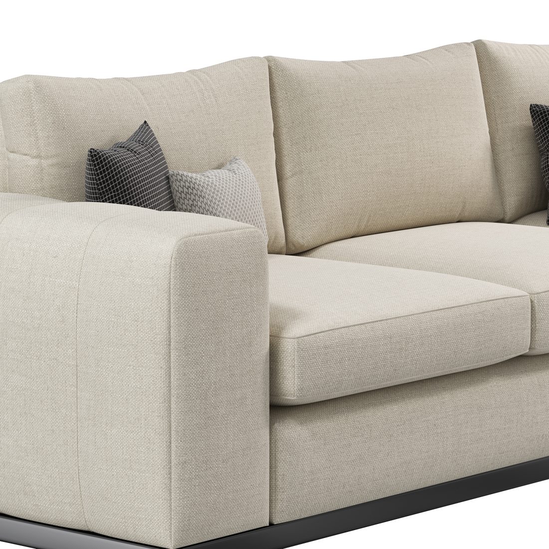 Charlie Sofa By Laskasas - 3D Model for Corona