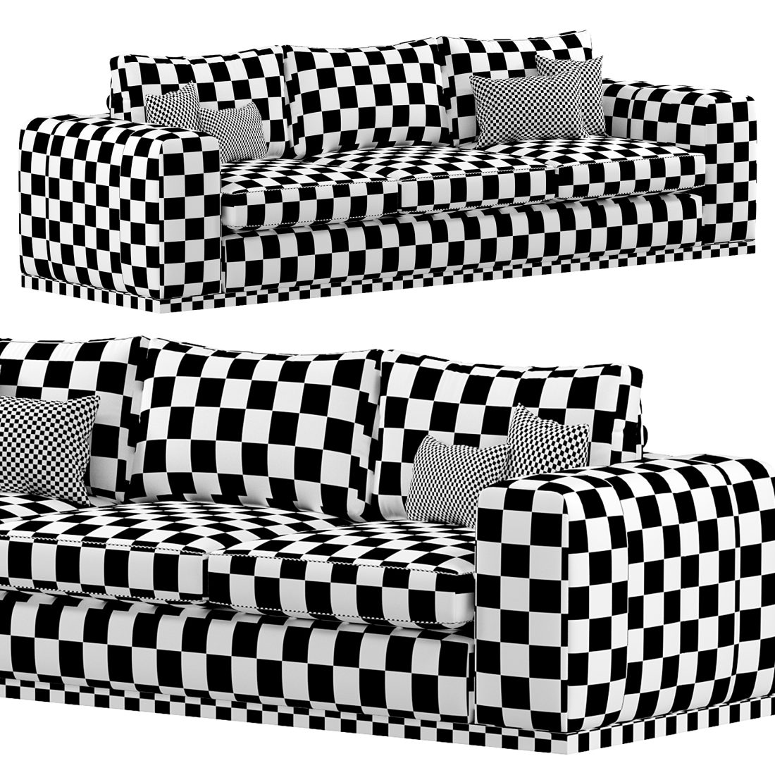 Charlie Sofa By Laskasas - 3D Model for Corona