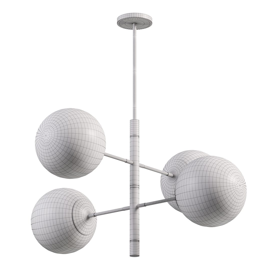 Meredith Chandelier By Laskasas - 3D Model for Corona