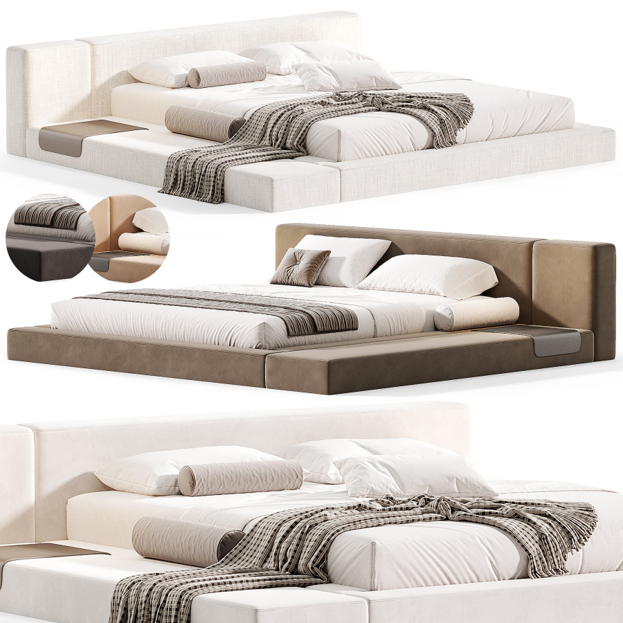 Tetris Side Table Bed By Bino Home 3D Model for Corona | CGMood