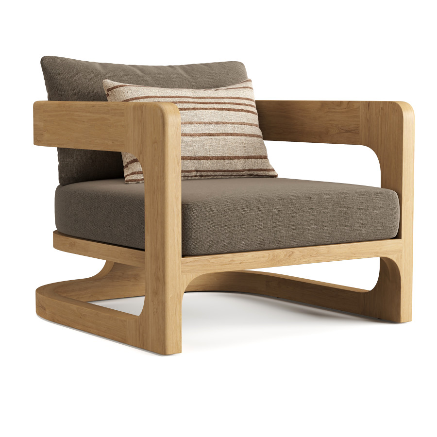 Rh Cassale Lounge Chair - 3D Model for Corona