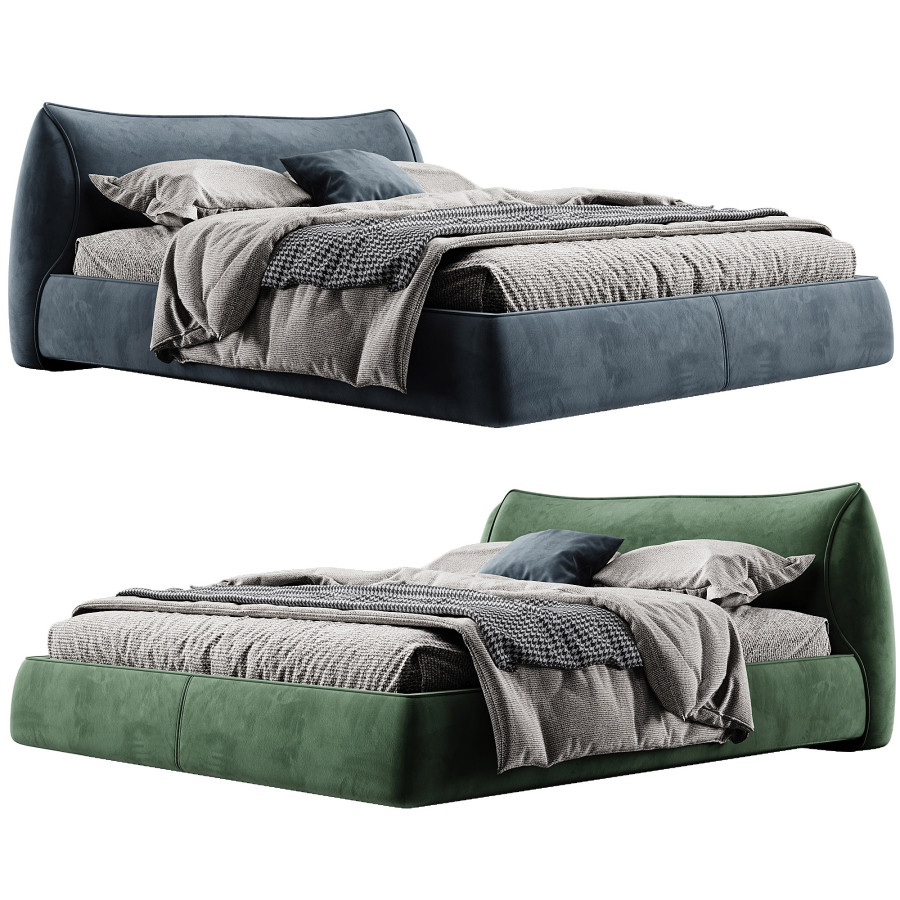Bed By Etimo 3D Model for Corona | CGMood