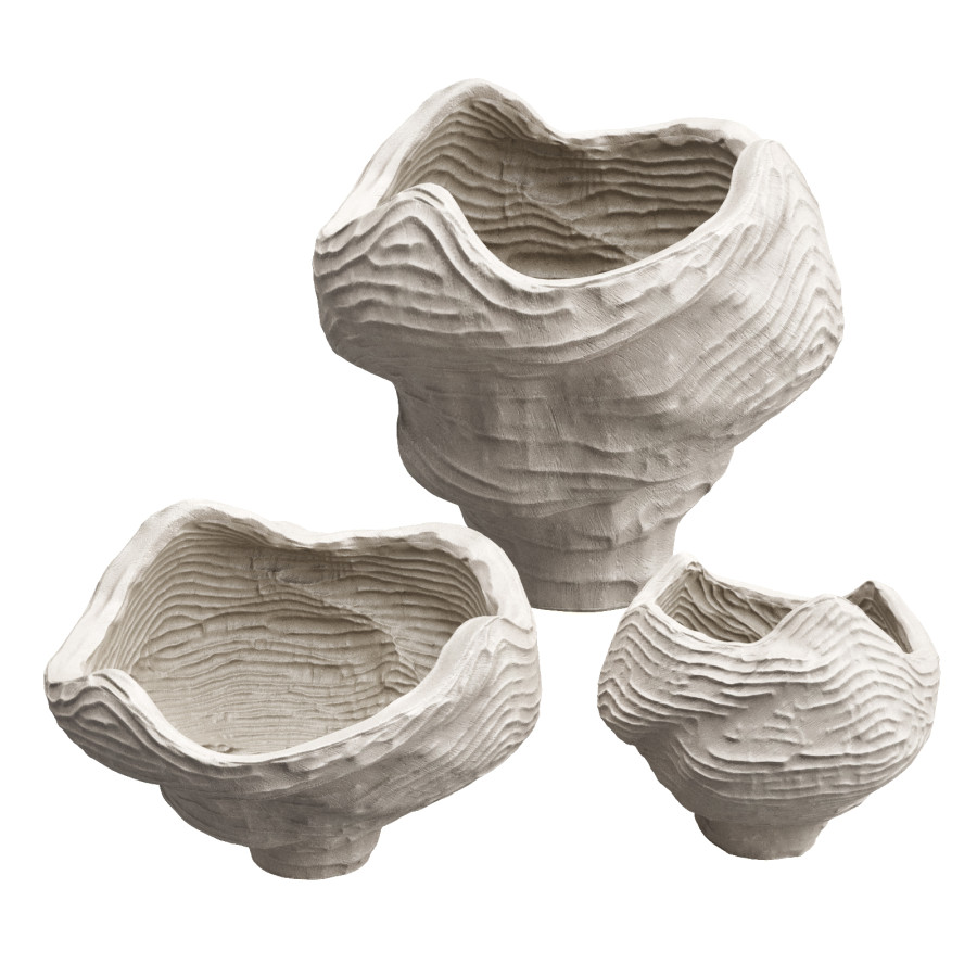 Tubes Vases - 3D Model for VRay, Corona