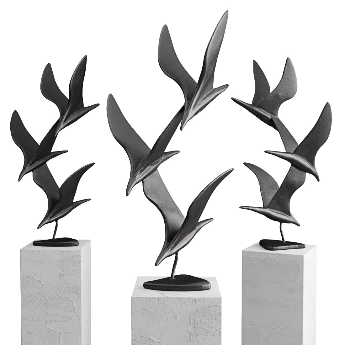 Birds Modern Art 3D Model for VRay, Corona | CGMood