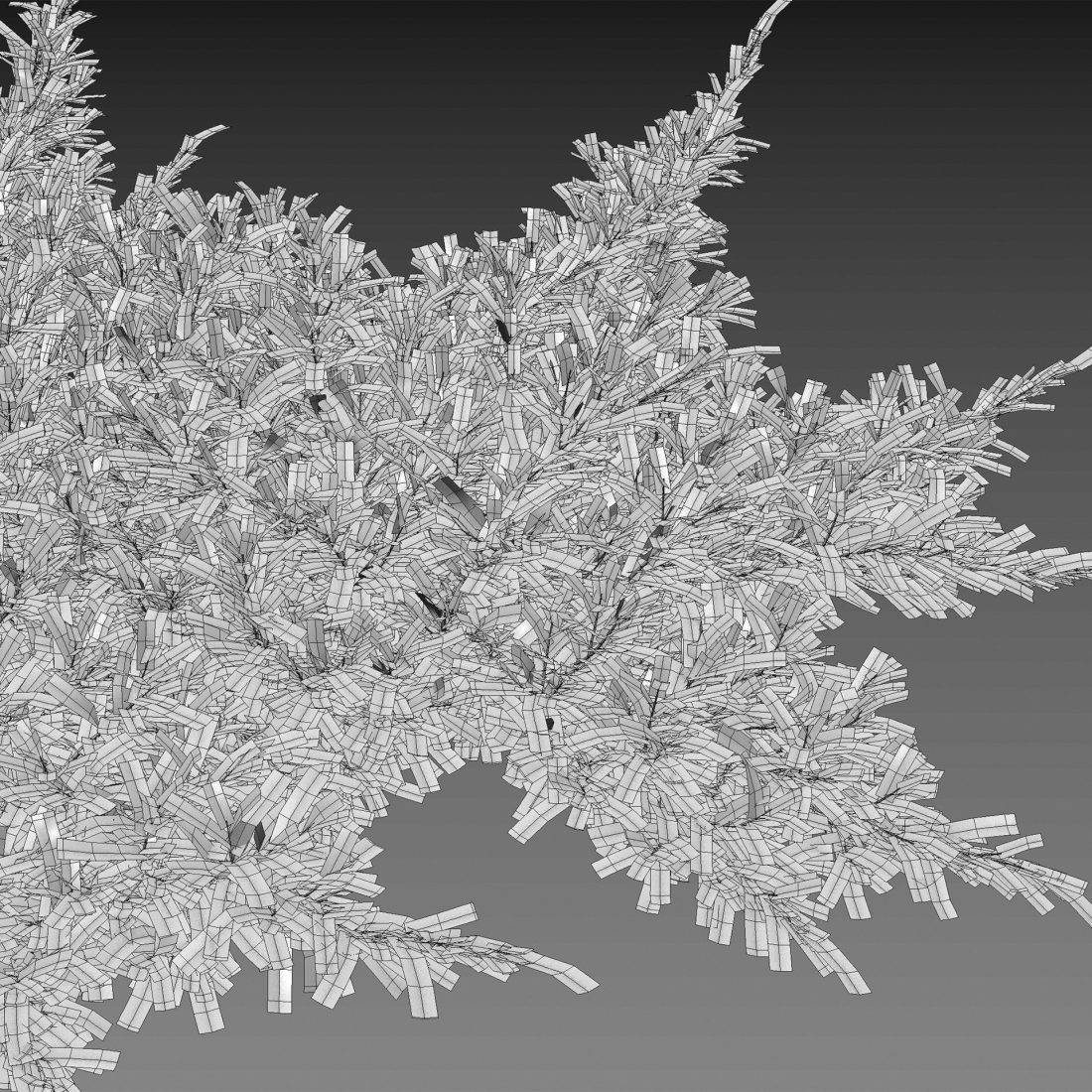 Juniperus Horizontalis - Creeping Juniper - 3D Model for VRay