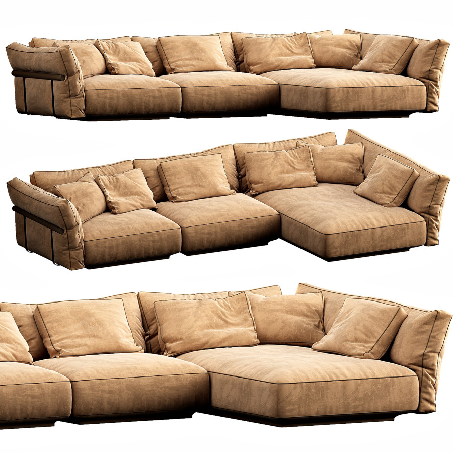 Flexform Camelot - 3D Model for Corona