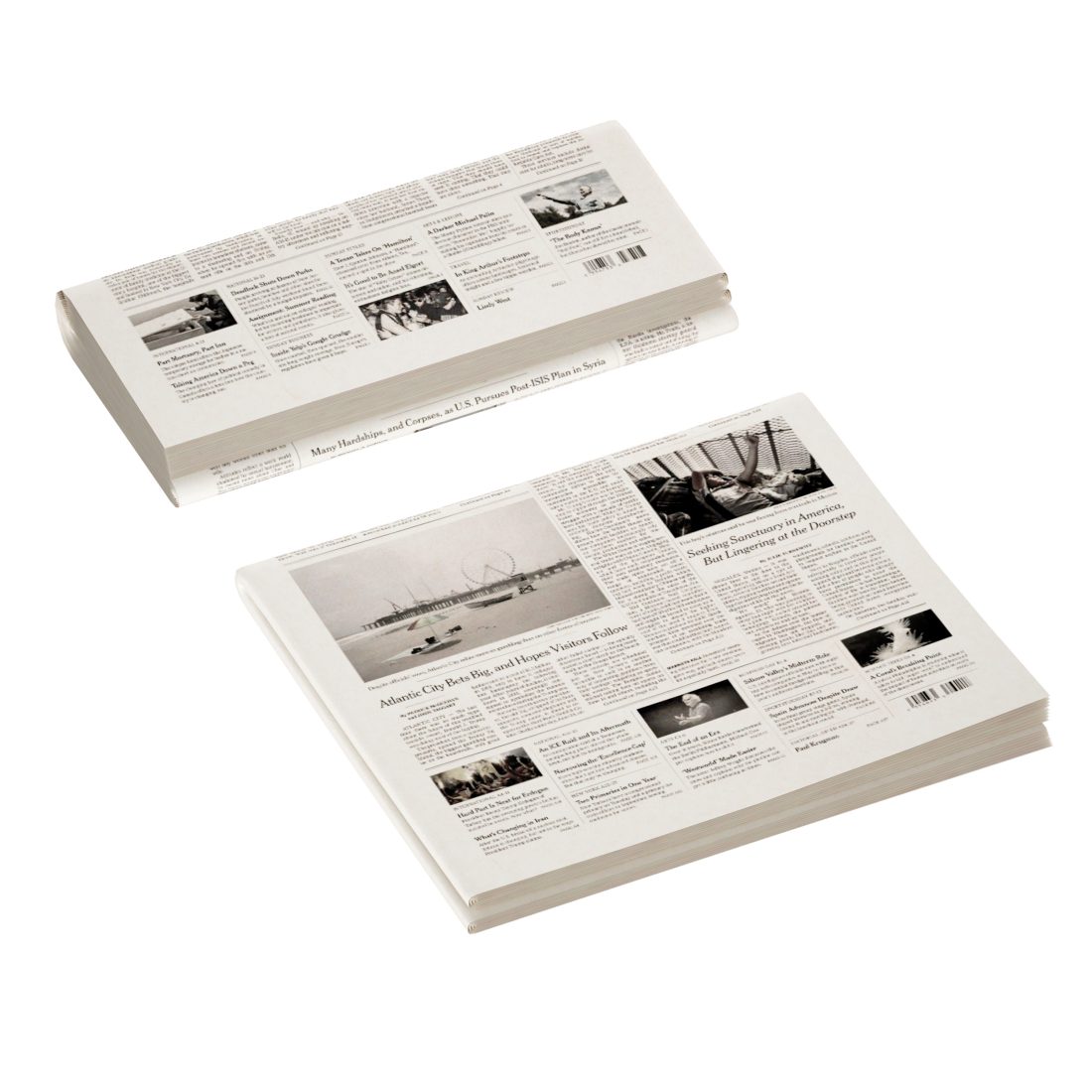 Newspaper Newspapers The New York Times - 3D Model for FStorm, VRay, Corona