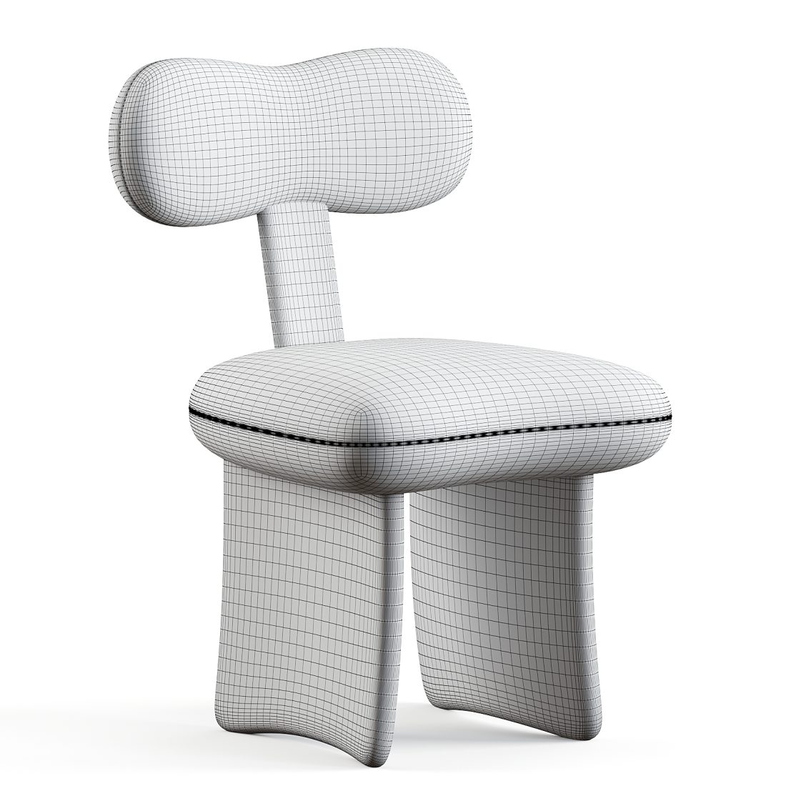 Peanut Dining Chair 3D Model for Corona | CGMood