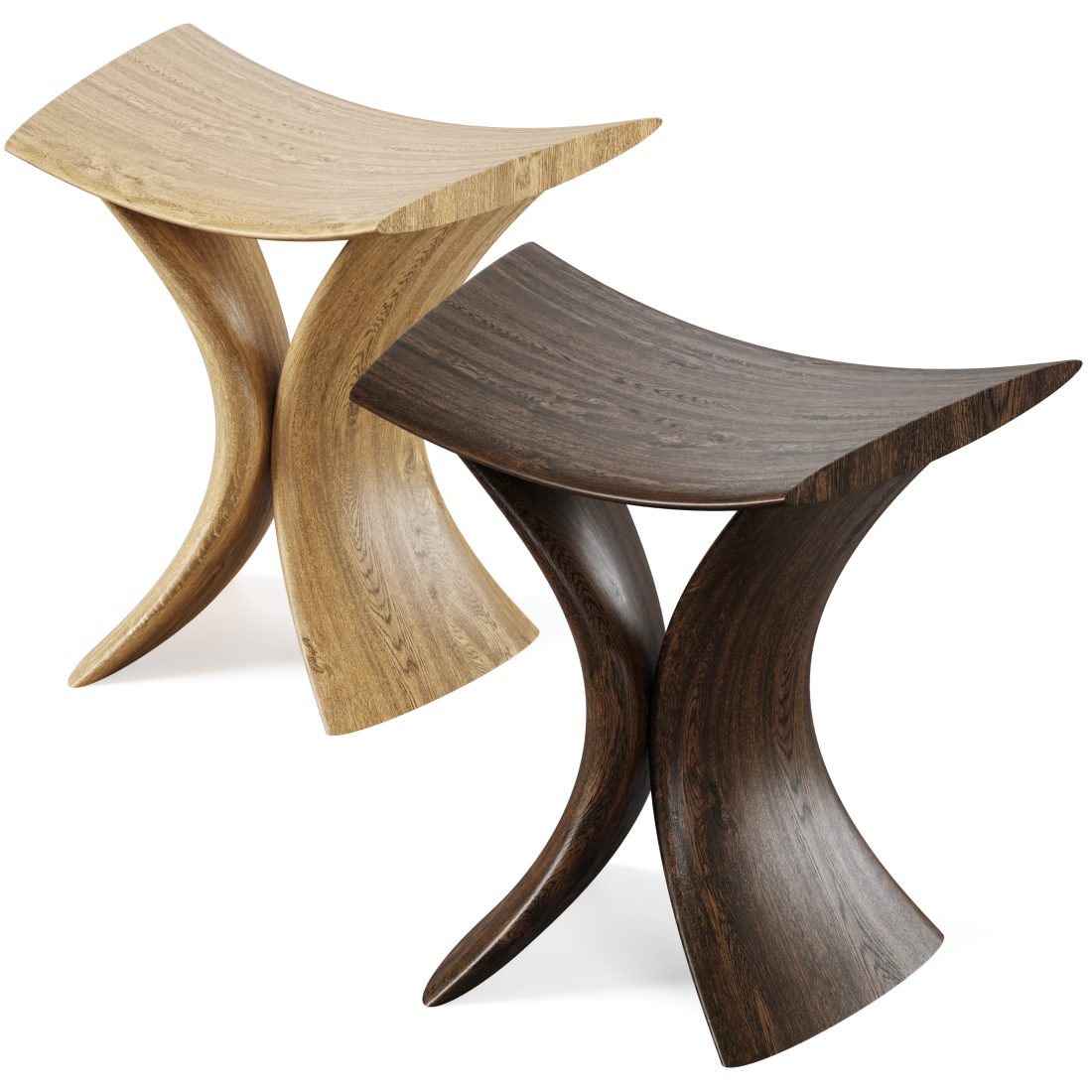Stool Torii By Porada 3D Model for VRay, Corona | CGMood