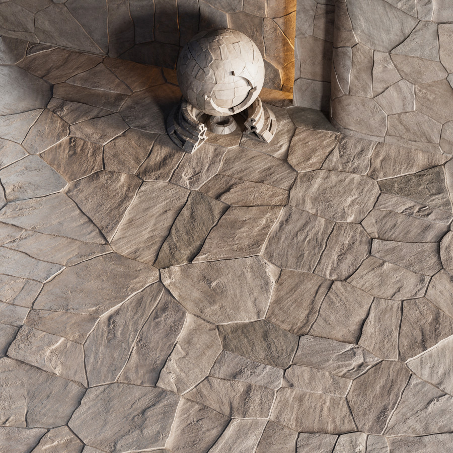 H71 Slate Stone Floor| PBR | 4K - 3D Model for VRay, Corona