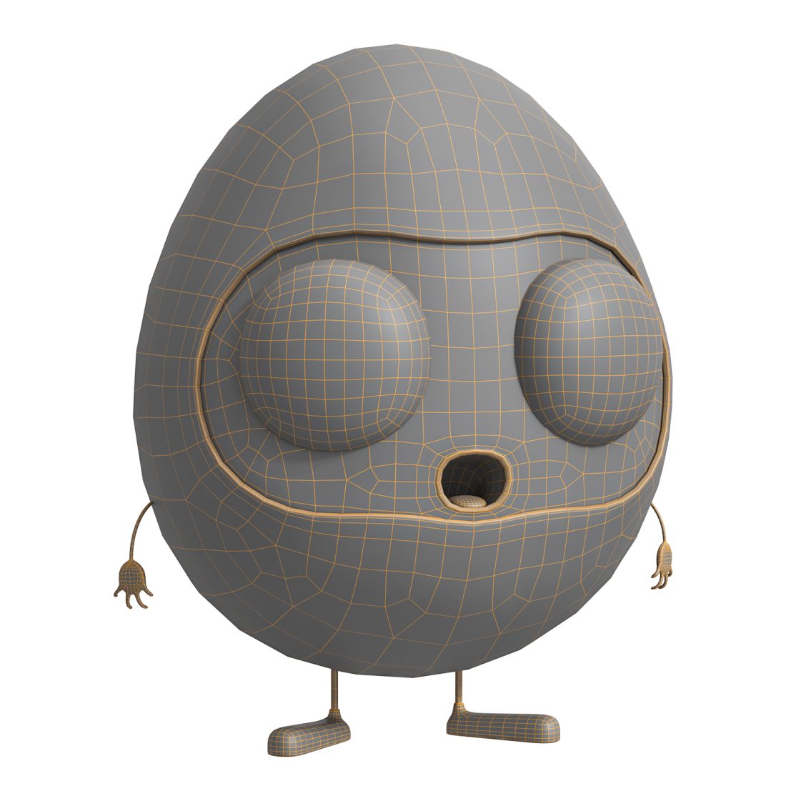 Egg Toy - 3D Model for VRay, Corona
