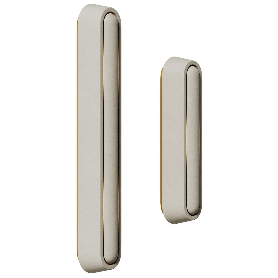 Enoki Sandstone Wall Sconce Light - 3D Model for VRay, Corona