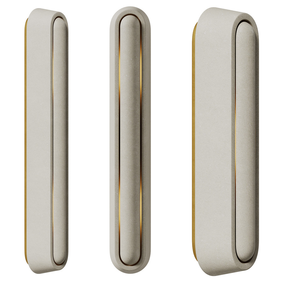 Enoki Sandstone Wall Sconce Light - 3D Model for VRay, Corona
