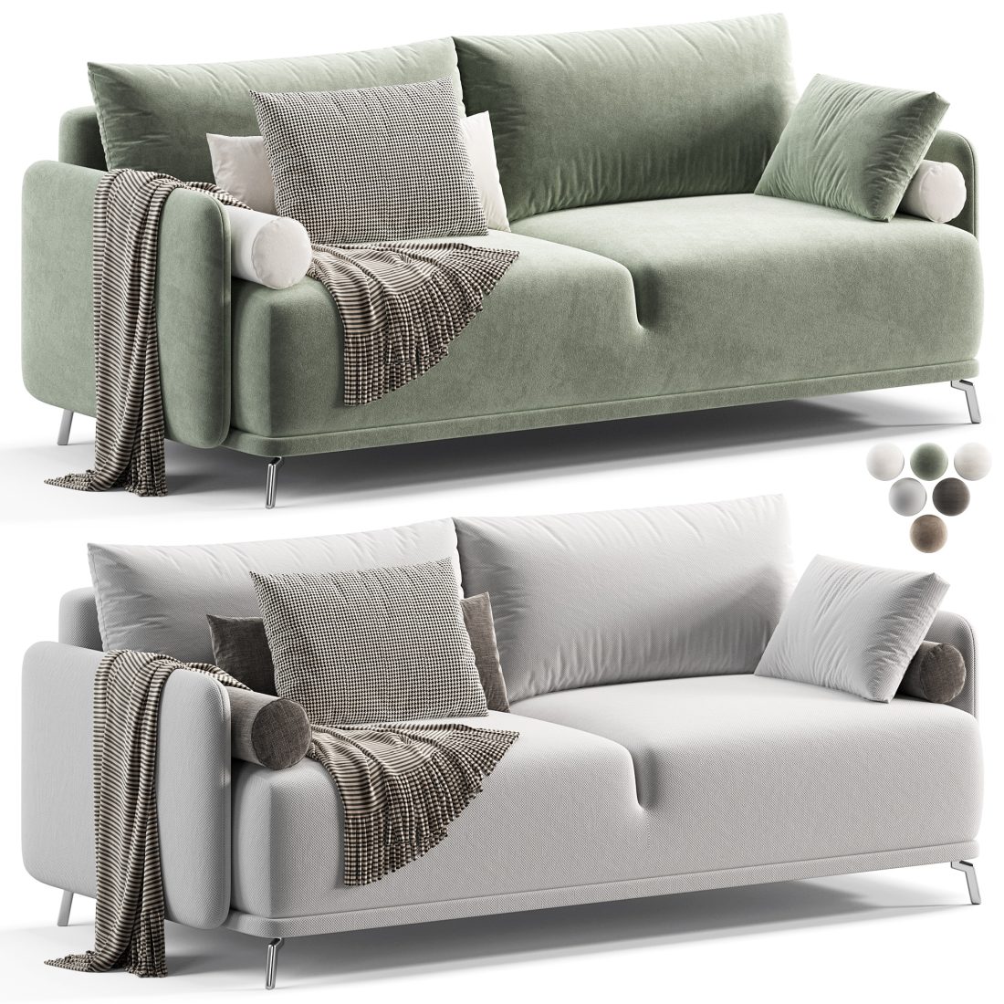 Archi Sofa By Skdesign - 3D Model for Corona