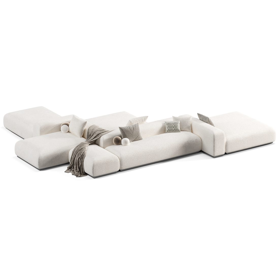 Prostoria Klaster Sofa - 3D Model for Corona