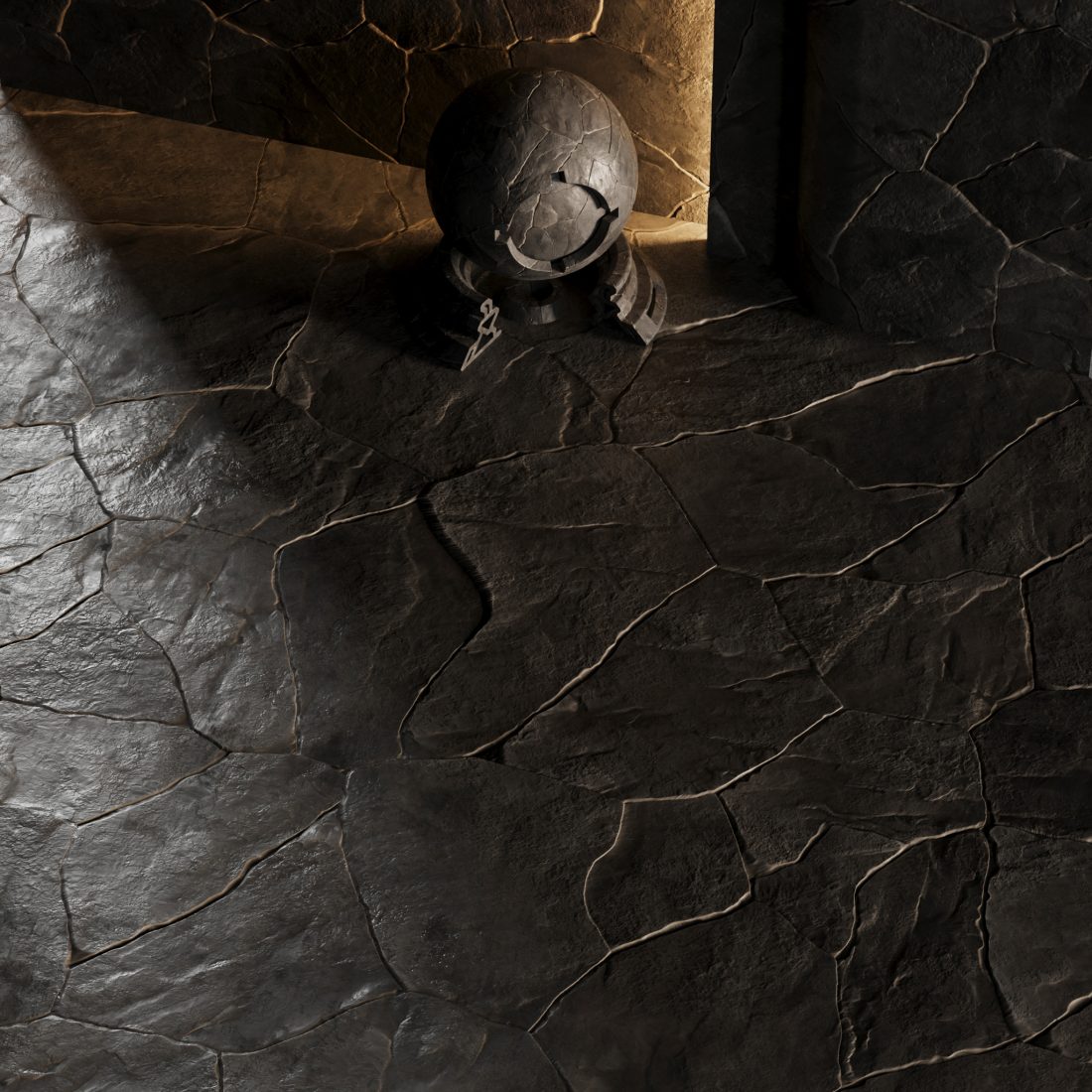 H75 Slate Stone Field | PBR | 4K Texture / PBR Material | CGMood