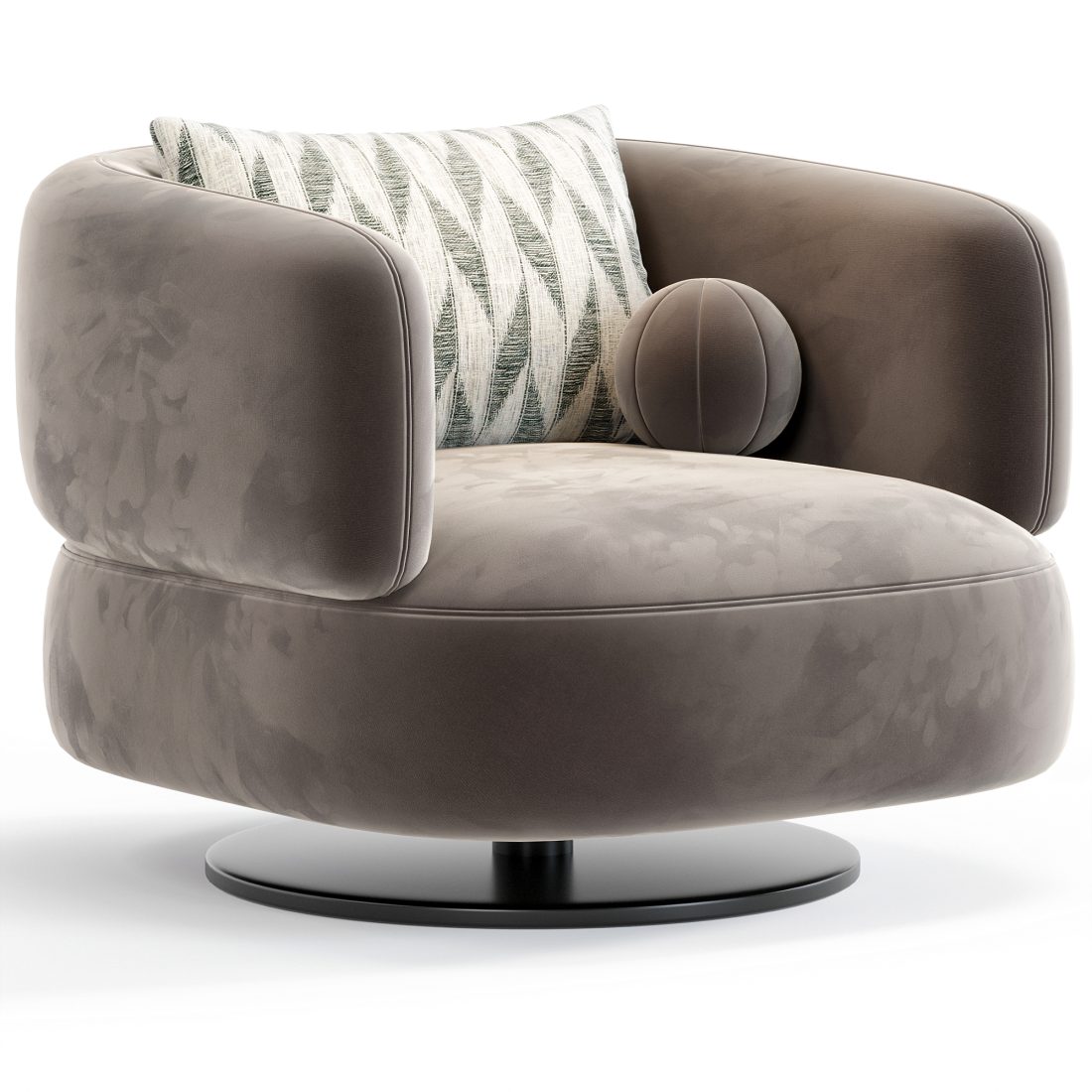 Zeppelin Armchair By Lago 3D Model for VRay, Corona | CGMood