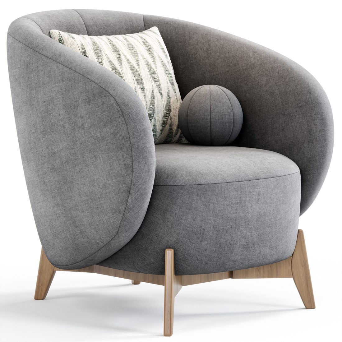 Tilar Armchair By Divan - 3D Model for VRay, Corona