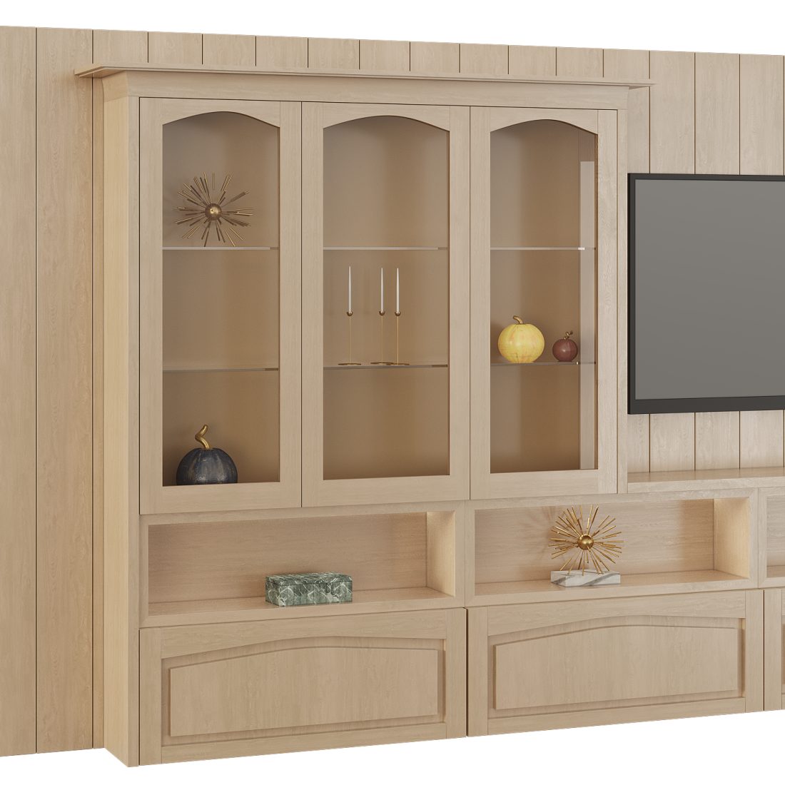 TV Wall Grace By Creo 3D Model for Corona | CGMood