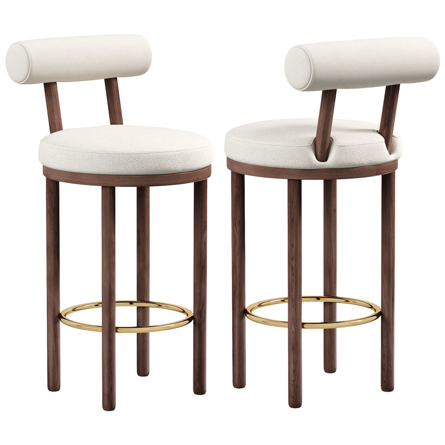 Moca Bar Chair By Collectorgroup - 3D Model for Corona