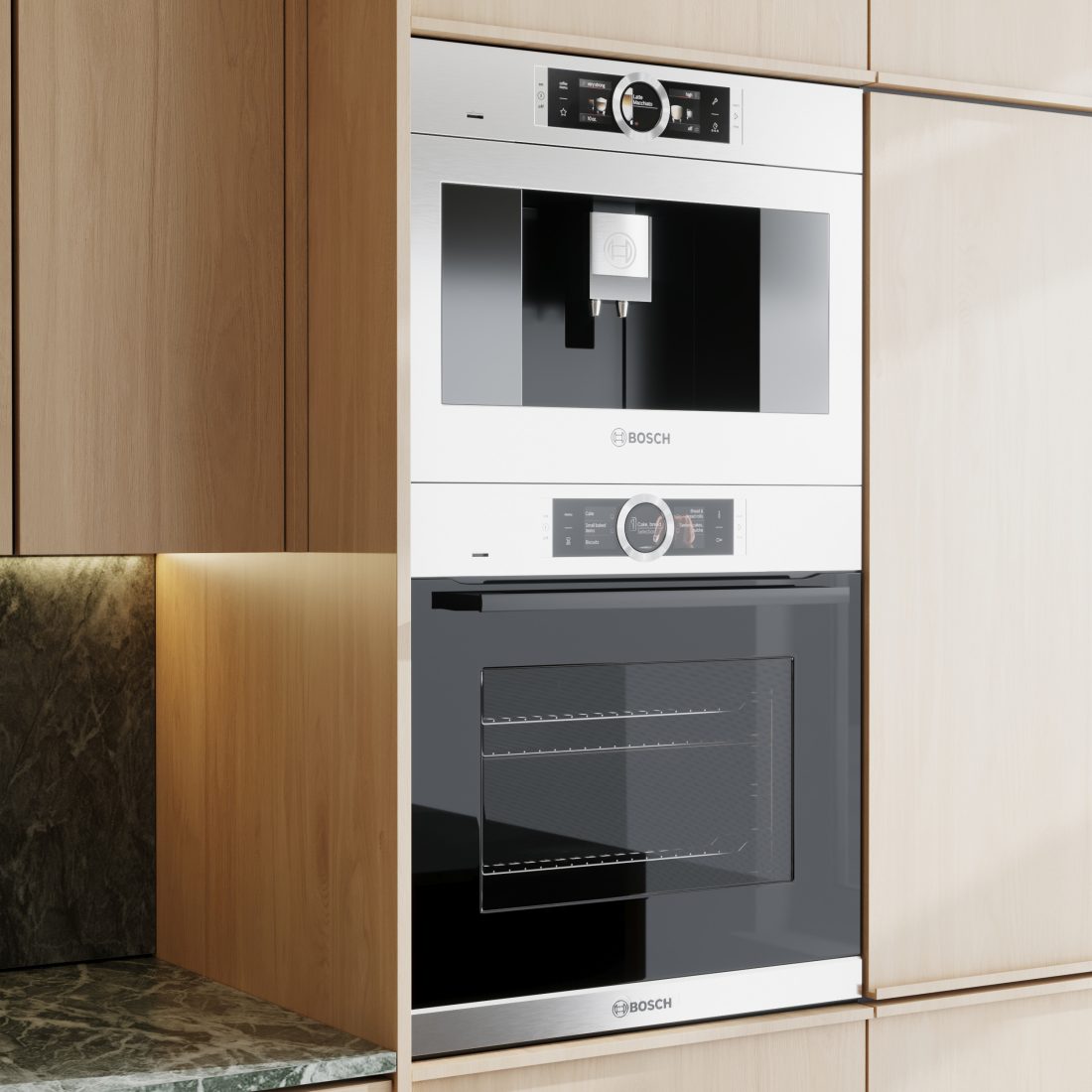 Kitchen Appliance Bosch Kitchen 80 - 3D Model for VRay, Corona