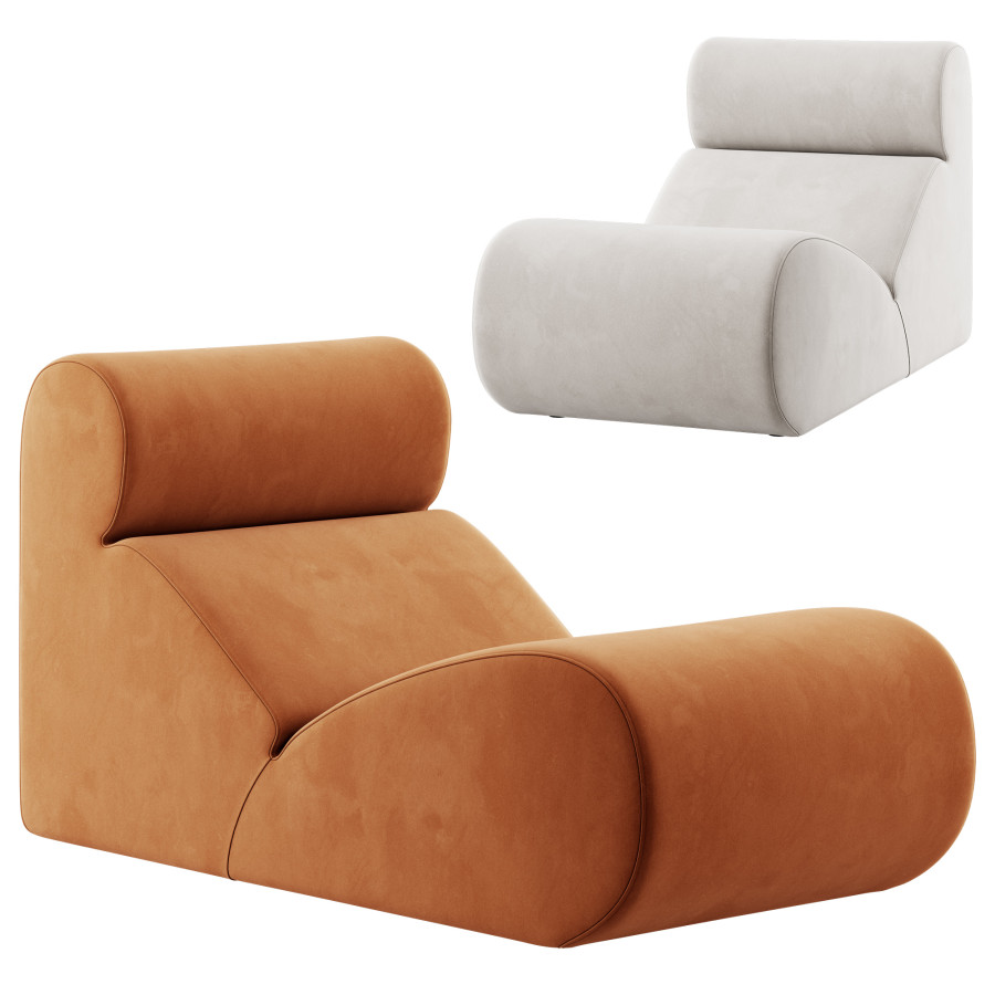 Boborelax Lounge Chair By Arflex 3D Model for VRay | CGMood