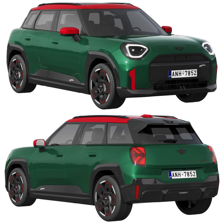 Mini John Cooper Works Aceman 3D Model for Corona | CGMood