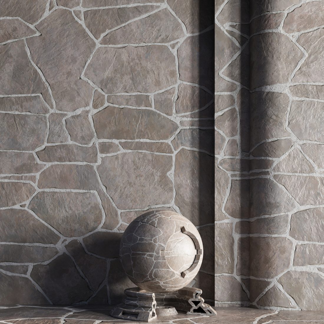 H82 Slate Stone | PBR | 4K Texture / PBR Material | CGMood
