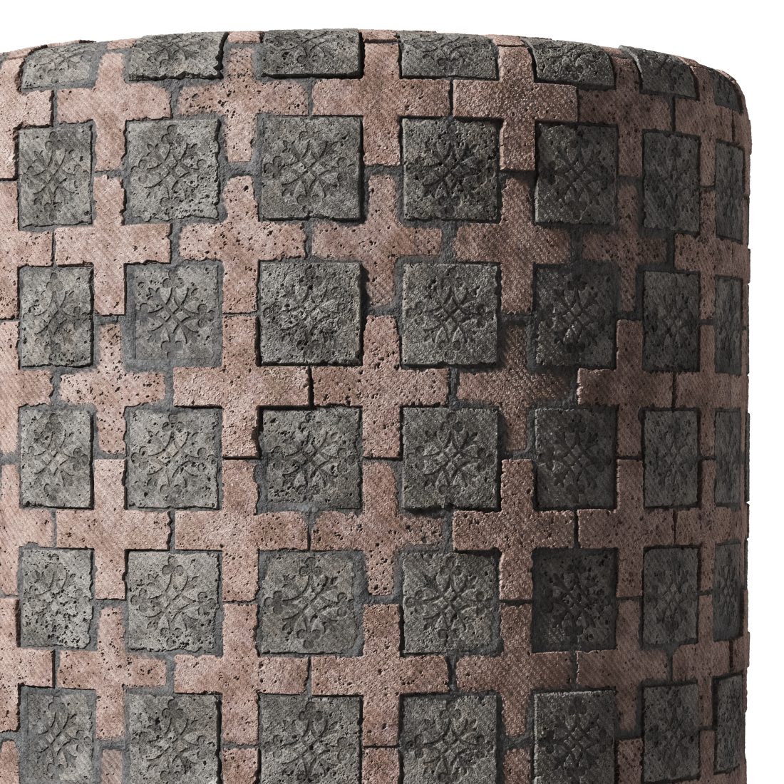 Tile Material 54 - 3D Model for VRay, Corona